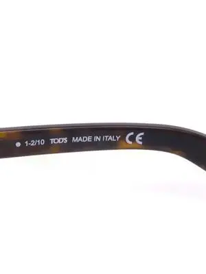 TOD'S Tortoiseshell-effect Square Sunglasses