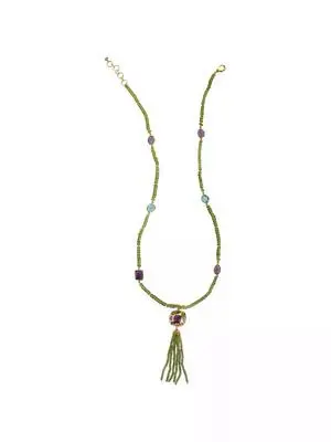 BOUNKIT JEWELRY Dominique Tassel-drop Necklaces - Gold