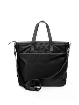 Prada Saffiano Leather-trim Shoulder Bag