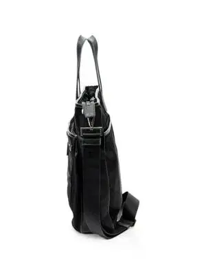 Prada Saffiano Leather-trim Shoulder Bag