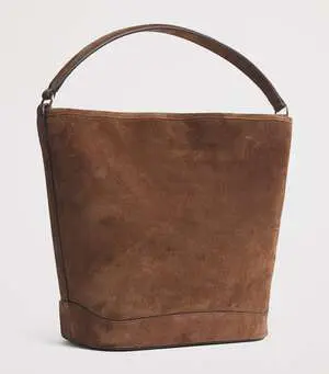 Sandro Suede Bucket Bag