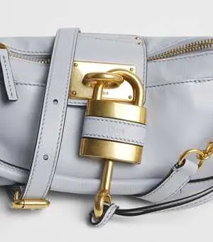 Chloé Small Leather Paddington Top-handle Bag - Blue