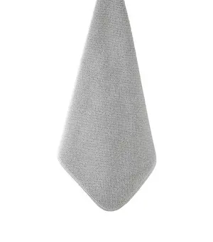 GRACCIOZA Bee Waffle Extra Large Hand Towel - Silver