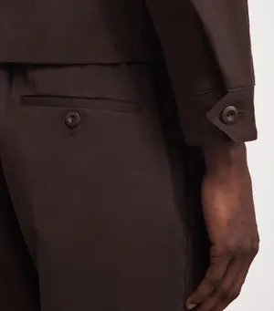 Sandro Alpha Cotton Wide-leg Trousers