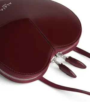 Alaïa Mini Patent Leather Le Coeur Shoulder Bag