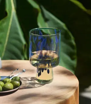 LSA INTERNATIONAL Sea Glass Wine Glass