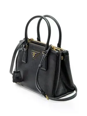 Prada Small Galleria Double-zip Tote Bag - Black