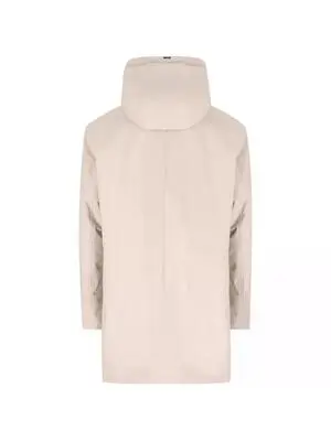 Herno Hooded Concealed-fastening Coat