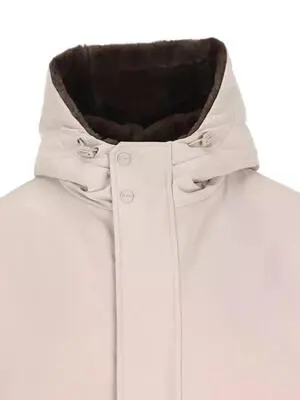 Herno Hooded Concealed-fastening Coat