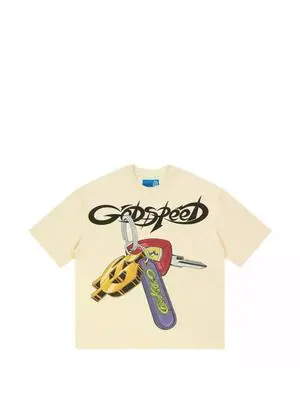 GODSPEED Graphic-print T-shirt - Neutrals