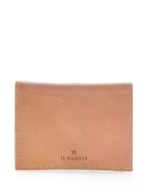 Il Bisonte Zip-around Leather Wallet - Neutrals