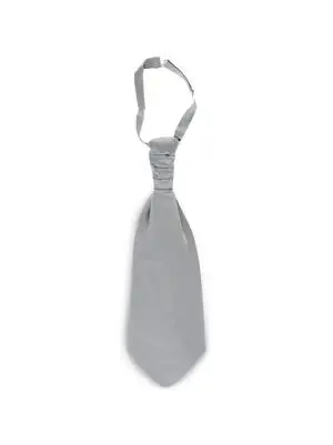 Corneliani Silk Ascot Tie - Grey