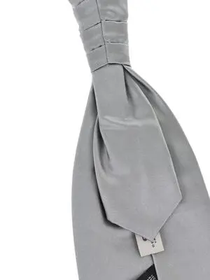 Corneliani Silk Ascot Tie - Grey