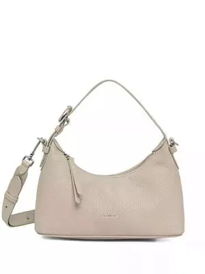 COCCINELLE Grained Leather Shoulder Bag - Neutrals