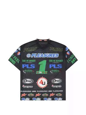 PLEASURES Oral Graphic-print T-shirt