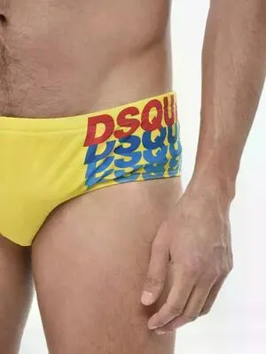 Dsquared2 Logo-print Elasticated Swim Briefs