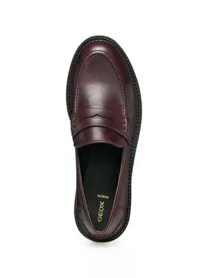 Geox Leather Penny Loafers