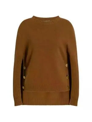 Alberta Ferretti Buttoned Sweater - Brown