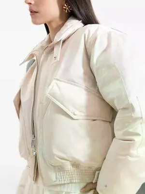 Victoria Beckham Padded-design Bomber Jacket