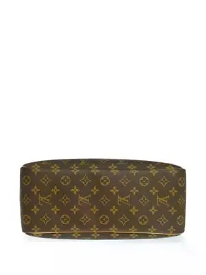 LOUIS VUITTON 1998 Monogram Deauville Handbag - Brown