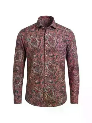XACUS Paisley-print Shirt - Red