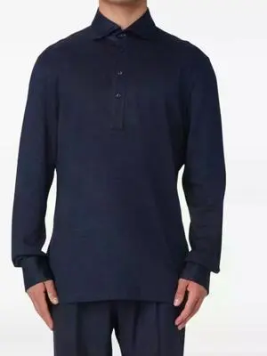 Brunello Cucinelli Long-sleeve Polo Shirt