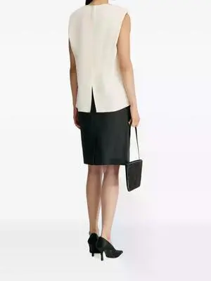 Loulou De Saison Cory Pleat-detail Top - Neutrals
