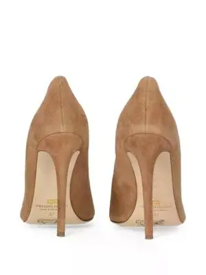Elisabetta Franchi Pointed-toe Plaque-detail Pumps