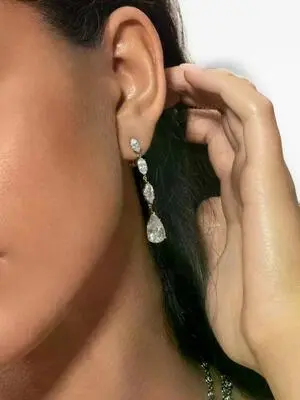 FANTASIA BY DESERIO Marquise Pear-drop Earrings