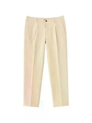 Incotex Pressed-crease Trousers - Neutrals