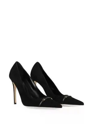 Elisabetta Franchi Buckle-detail Pointed-toe Pumps - Black
