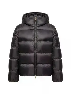 Moncler Quilted Hooded Puffer Jacket - Black