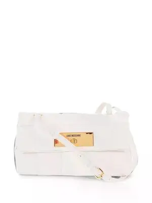 Moschino Quilted Turn-lock Medium Shoulder Bag - Neutrals