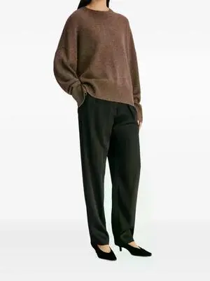 Loulou De Saison Cashmere Crew Neck Sweater - Brown