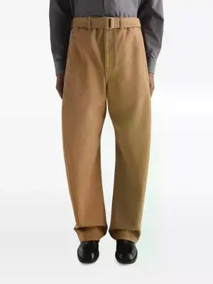LEMAIRE Twisted Belted Wide Leg Trousers