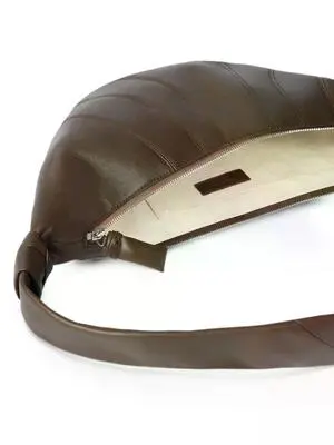 LEMAIRE Medium Croissant Bag In Leather - Brown
