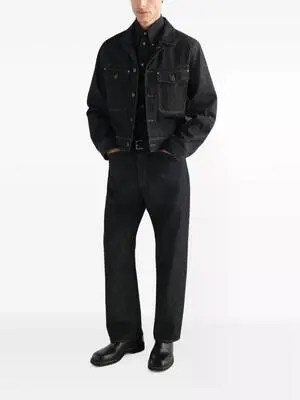 LEMAIRE Trucker Jacket In Slate Denim - Blue