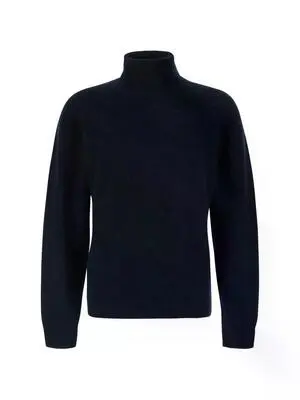 ROBERTO COLLINA Roll-neck Knitted Sweater - Blue