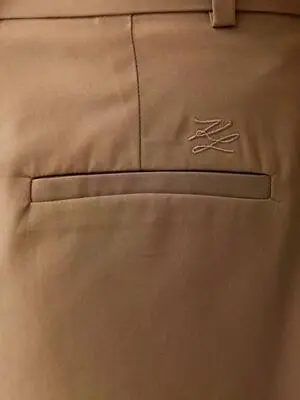 Karl Lagerfeld Tie-waist Pleated Trousers
