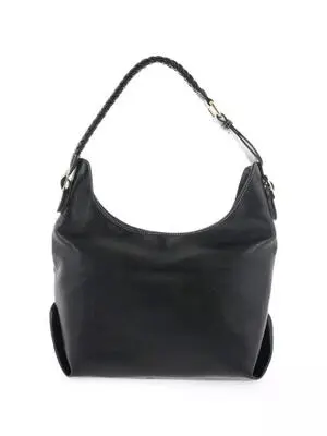 Moschino Braided Handle Love Medium Shoulder Bag