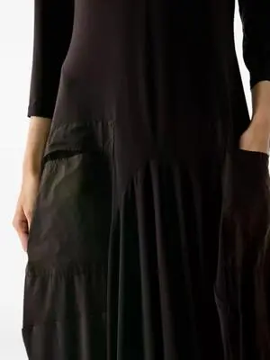Joseph Ribkoff Quarter-zip Draped Midi Dress
