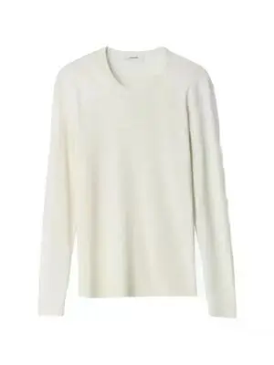 LEMAIRE Rib Long-sleeve Top In Jersey - Neutrals