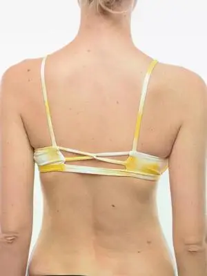Karl Lagerfeld Tie-dye Triangle Bikini Top