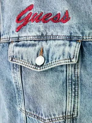 Guess Sequin-embellished Denim Jacket
