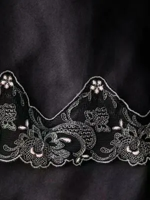 Chantelle Lace-trim Satin Pajama Top