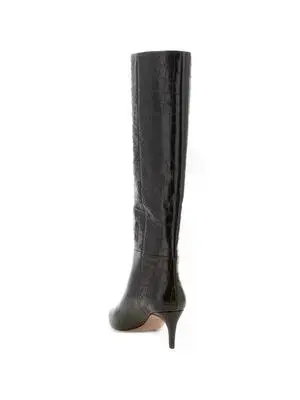 Paris Texas Croc-effect Leather Boots