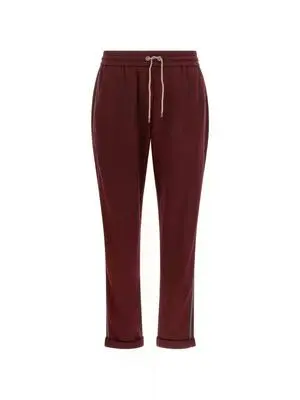 Brunello Cucinelli Monile Track Pants - Red