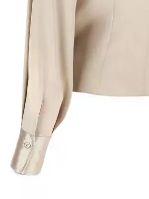 Brunello Cucinelli Asymmetric Draped Blouse