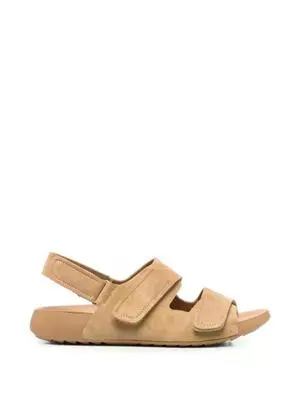 SERGIO MORETTI FIRENZE Touch-strap Suede Sandals
