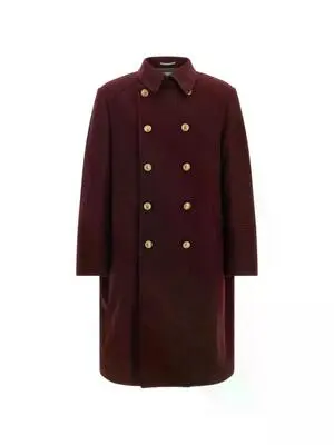 Brunello Cucinelli Double-breasted Coat - Red